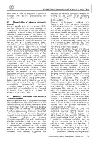 The Role Of Advance Composite Material In Contemporary Buildings PDF