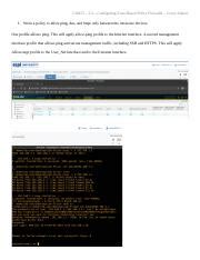 Cis Configuring Zone Based Policy Firewalls Corey Adams Docx Cis Configuring