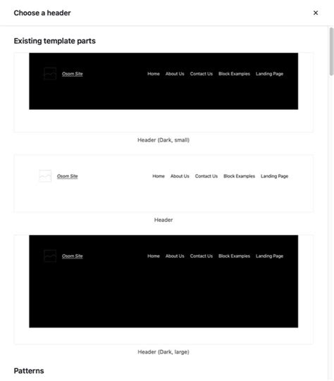 Defining The Template Parts Of A Wordpress Theme Using Themejson