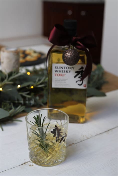 Holiday Cocktails With Suntory Toki Garnish