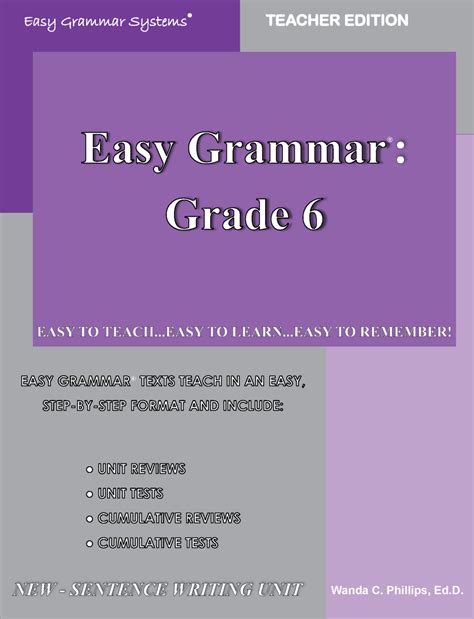 Easy Grammar® Grade 6 Ebook Easy Grammar Systems