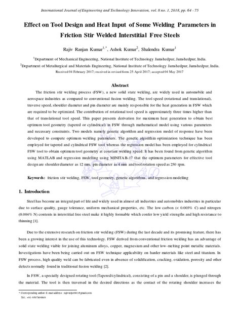 Weiv8 No1 64 75 Download Free Pdf Analysis Of Variance Genetic Algorithm