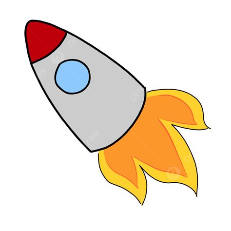 Rocket In Space Clipart