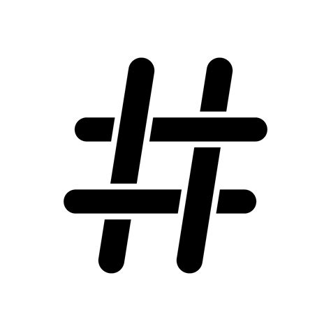 hash tag icon vector group illustration sign label symbol or logo 24607621 vector art at vecteezy