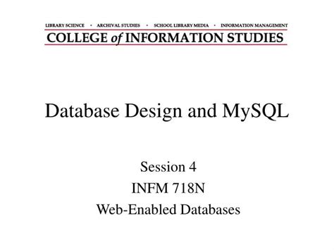 Ppt Database Design And Mysql Powerpoint Presentation Free Download