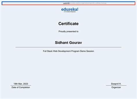Sidhant Kumar On Linkedin Edureka Fullstackdevelopment