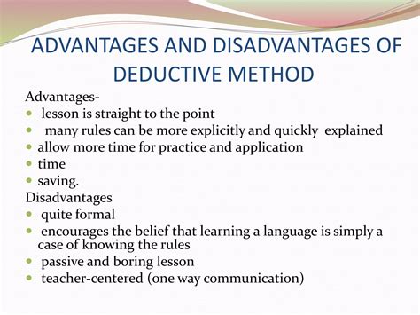 Deductive Method By Jamie Vasquez Pptx