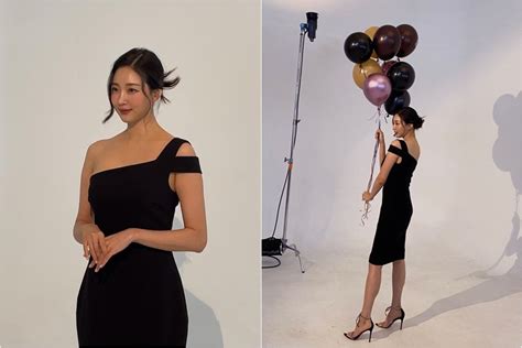 Chosun Online 朝鮮日報 キム・サラン、44歳でこの美ボディは反則！ スタイル抜群のタイトワンピ姿