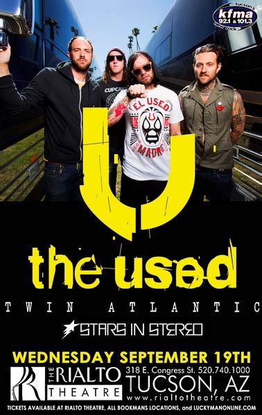 The Used I Need That Shirt The Used Logo Band The Used Poster Band