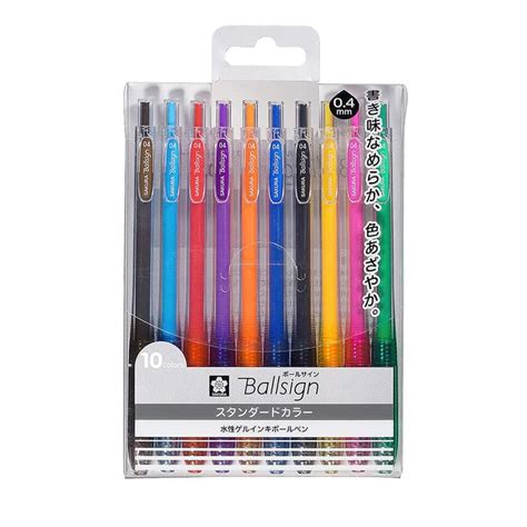 Birthstone Color Pens Sakura Ballsign Tiara Birthstone Pens 12 Color Gel Ink Set With Jewel