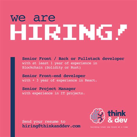 Think And Dev Blockchain Development Services Wilmington De