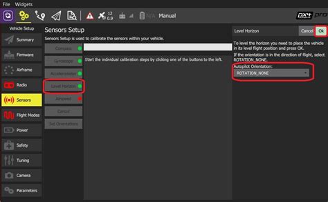 Sensor Setup ArduPilot QGC Guide