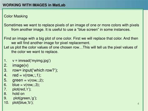 PPT Image Processing In MatLab PowerPoint Presentation Free Download ID