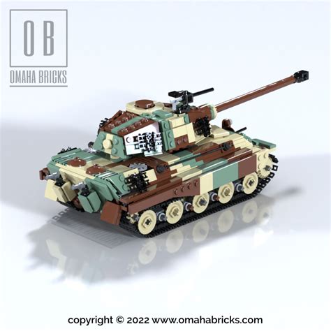 Königstiger Instructions Lego Ww2 German Heavy Tank Omahabricks
