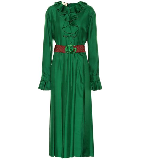 Gucci Belted Silk Dress Silk Dress Dress City Dress