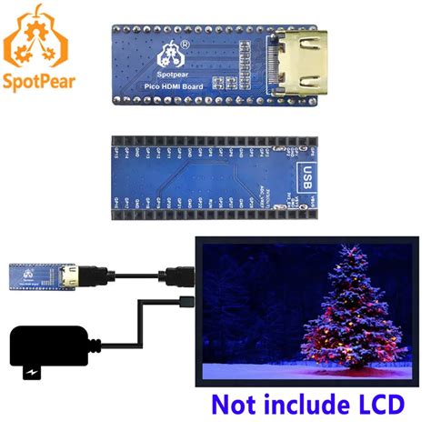 raspberry pi pico hdmi compatible expansion display board dvi display