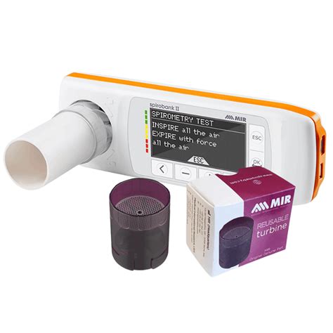 Mir Spirobank Ii Advanced Spirometer With Multi Use Turbine