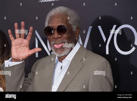 Morgan Freeman Attends The World Premiere Of Now You See Me 2 At Amc