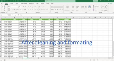 excel data cleaning and formatting freelancer