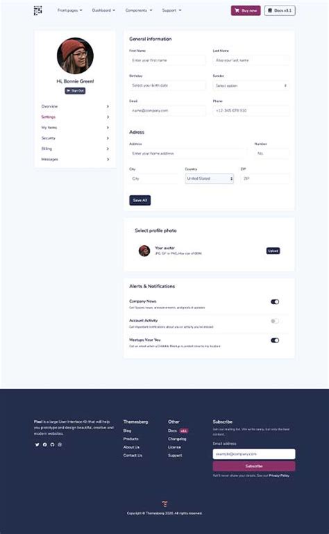 Pixel Pro Premium Bootstrap 5 UI KIT Themesberg
