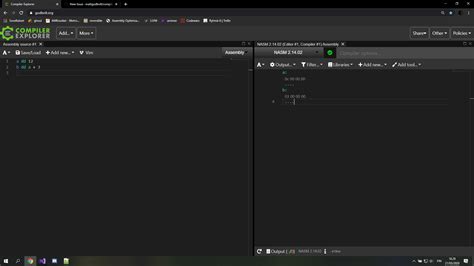 [bug] assembly broken · issue 1891 · compiler explorer compiler