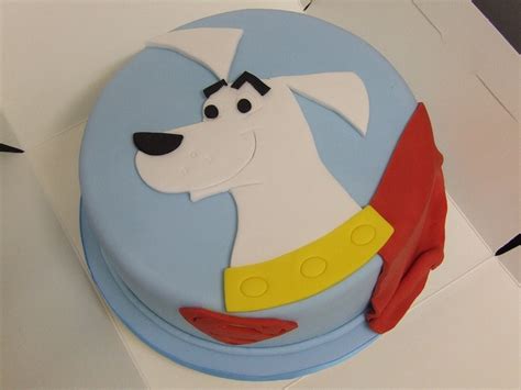Kryto Superdog Birthday Cake Birthday Cake Cake Fudgy Chocolate