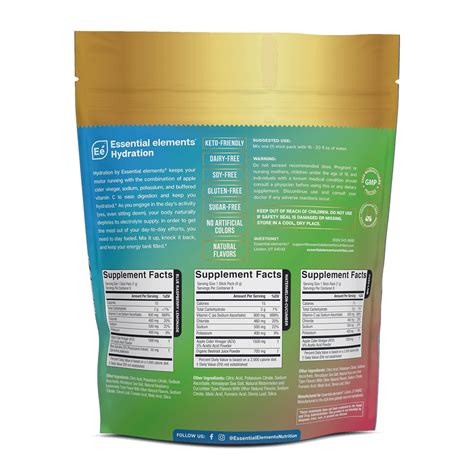 Health And Wellness Guide Essential Elements Hydration Sticks