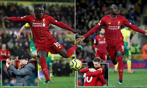 Norwich 0 1 Liverpool Sadio Manes 100th Goal In English Football