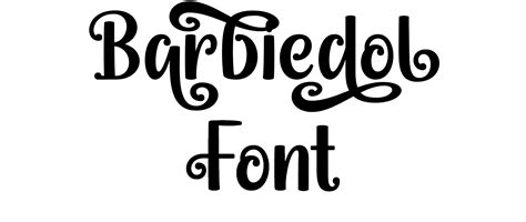 Barbiedol Font Dafont Style