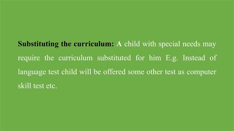 Meaning And Concept Of Curriculum Adaptation Accommodation And