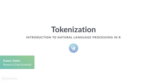 R Tutorial Tokenization Youtube