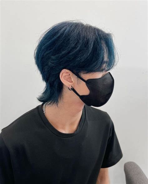 Pin By Panpam Cepeda On Cabello Y Belleza Dark Blue Hair Men Hair