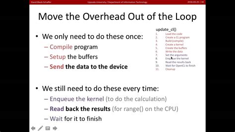 Opencl Optimization 4 High Level Optimization Youtube