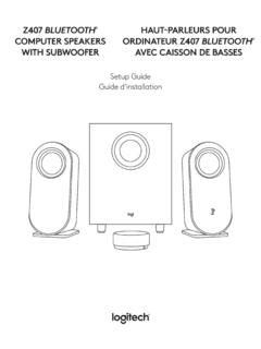 Setup Guide Guide Dinstallation Logitech Setup Guide Guide D Installation Logitech Pdf