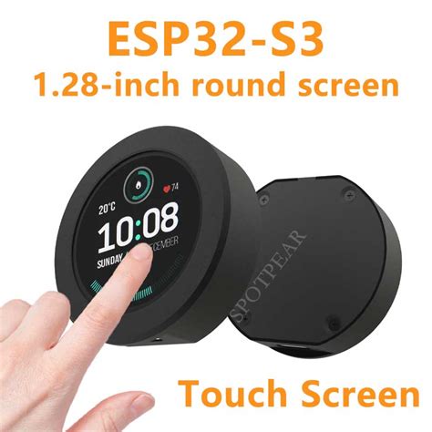 Esp32 S3 128inch Round Lcd Display Touchscreen Accelerometer And