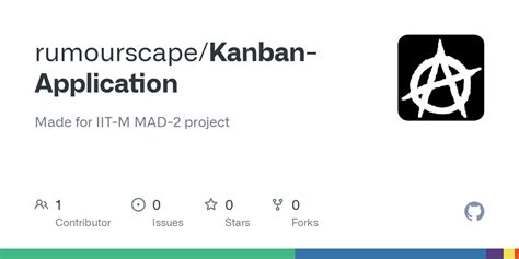 github rumourscape kanban application made for iit m mad 2 project