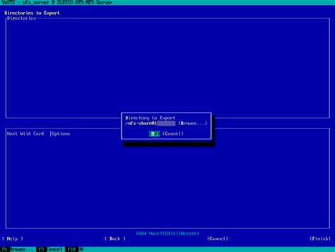 Set Up An NFS Server On SUSE Linux Enterprise Server Matrixpost Net