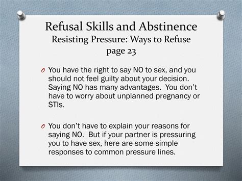 Defining And Maintaining Abstinence Ppt Download