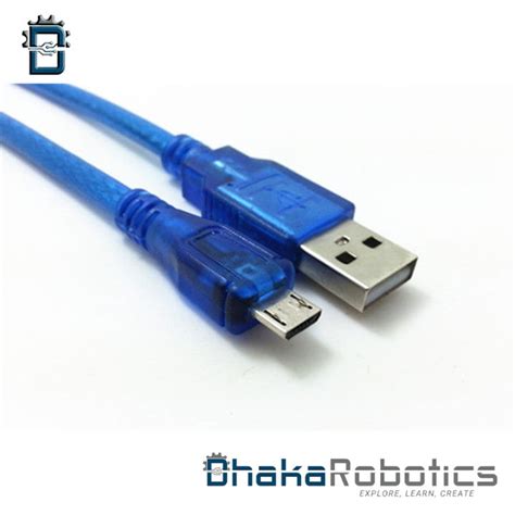 1 Meter Micro Usb Cable For Arduino Node Mcu And Flight Controllers
