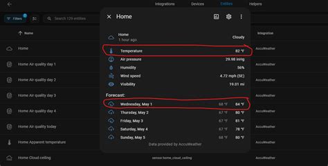 How To Get Accuweather Temperature Current High Low Configuration Home Assistant Community