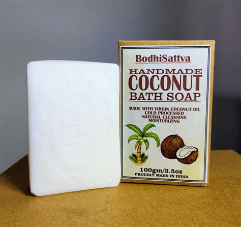Organic Coconut Soap 3 Bars Natural Coconut Soap Made With Virgin