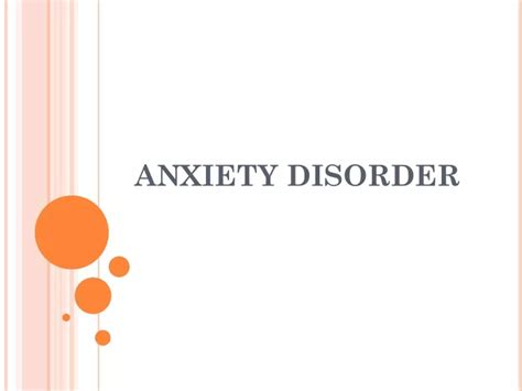 Ppt Anxiety Disorder Powerpoint Presentation Free Download Id11286510