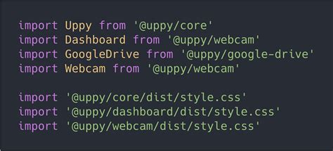 Uppy 029 Separate Core And Plugin Styles React Native In Tus Js
