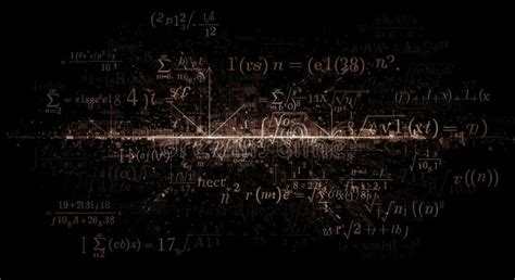 Abstract Mathematical Formula Background Complex Equations And