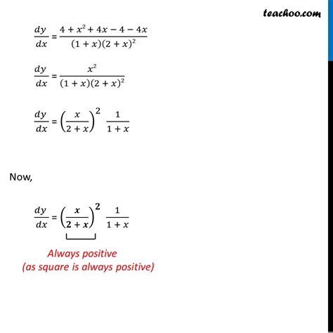 Ex Show That Y Log X X X Is An Increasing Fn