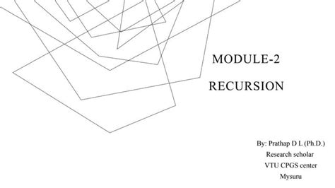 Recursion And Implementation C Programming Pptx