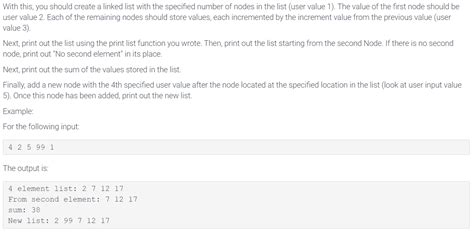 Solved Given An Intnode Struct Write The Operating
