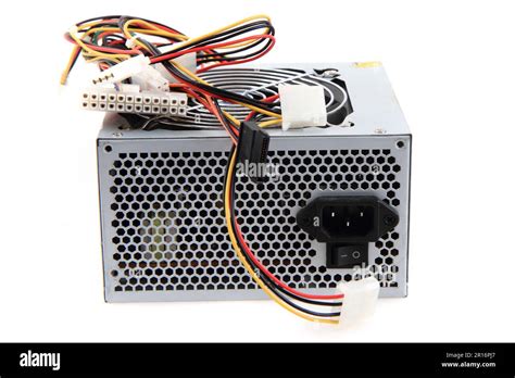 Computer Power Case Isolated On The White Background Stock Photo Alamy