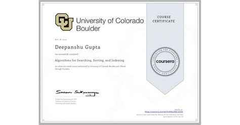 Deepanshu Gupta On Linkedin Completion Certificate For Algorithms For