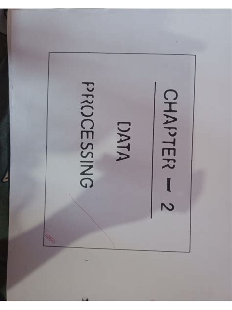 Chapter 2 Data Processing Pdf